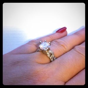 Jewelry | Beautiful Silver 925 Dominique Engagement Ring | Poshmark